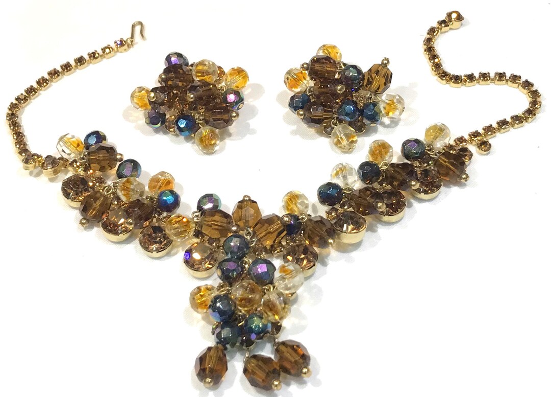 Gorgeous Juliana (D & E) Smoky Topaz, Givre Crystals, Carnival Light ...