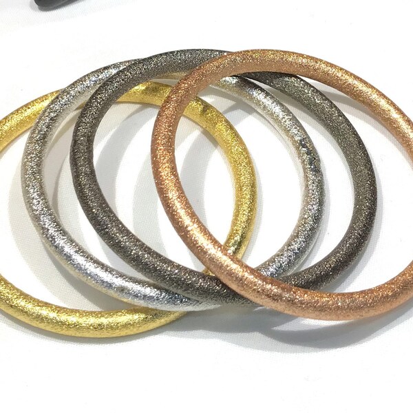 Mixed Metal Bangle - Etsy