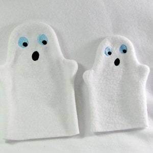 Halloween Ghost Fleece Hand Puppet - Etsy