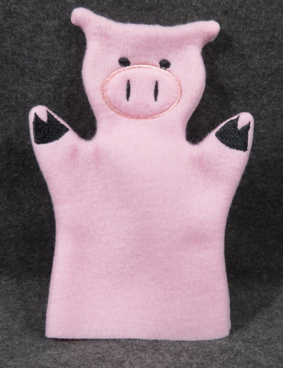 Pig Fleece Hand Puppet - Etsy