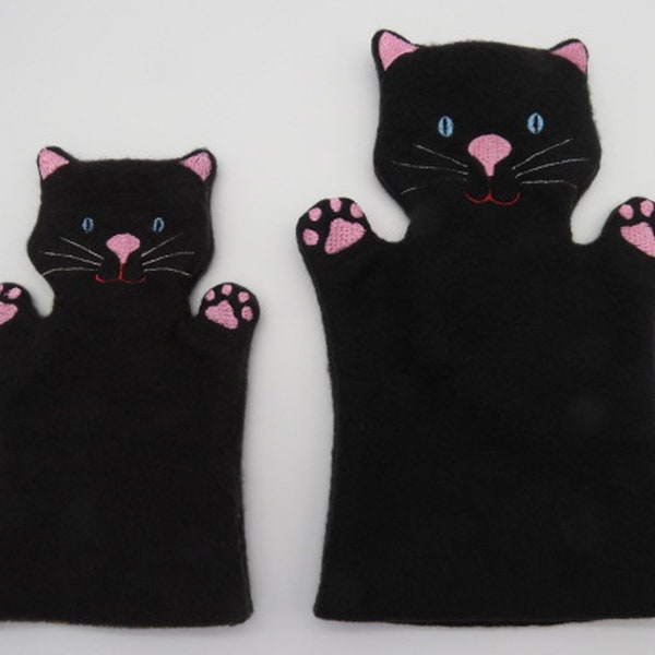 Black Cat Puppet - Etsy
