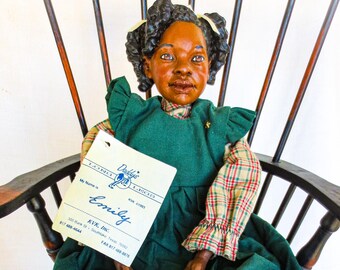 Vintage 1992 Daddy Long Legs Bessie Doll by Karen Germany - African ...