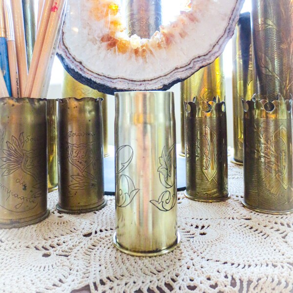Shell Casing Pencil Holder - Etsy