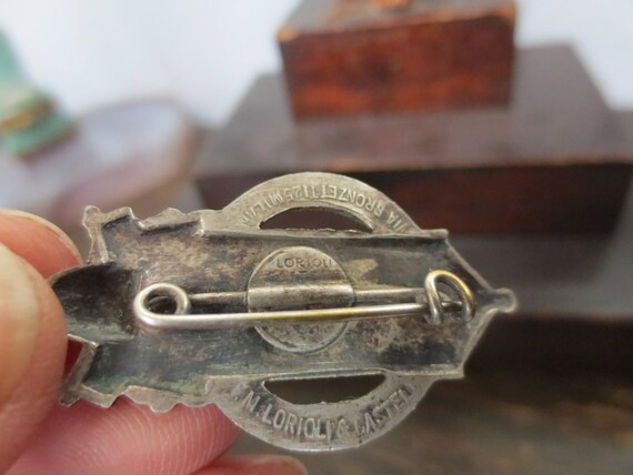 Antique French Pope Pius Jubilaeum Sacerdotal Brooch-… - Gem