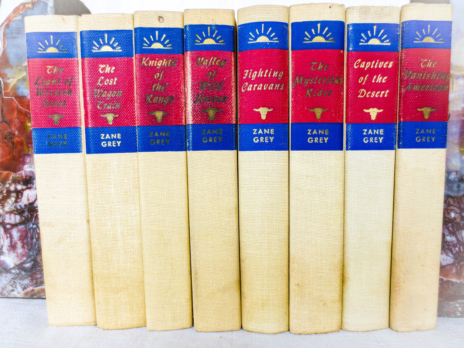Zane Grey Set of 8 Books Walter J. Black Inc. 1962 - Etsy