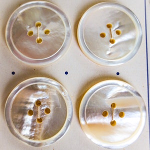 Antique Mother of Pearl Button Card: Depose, Made in France - Etsy