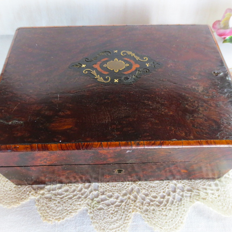 French Antique Wood Boxes - Etsy