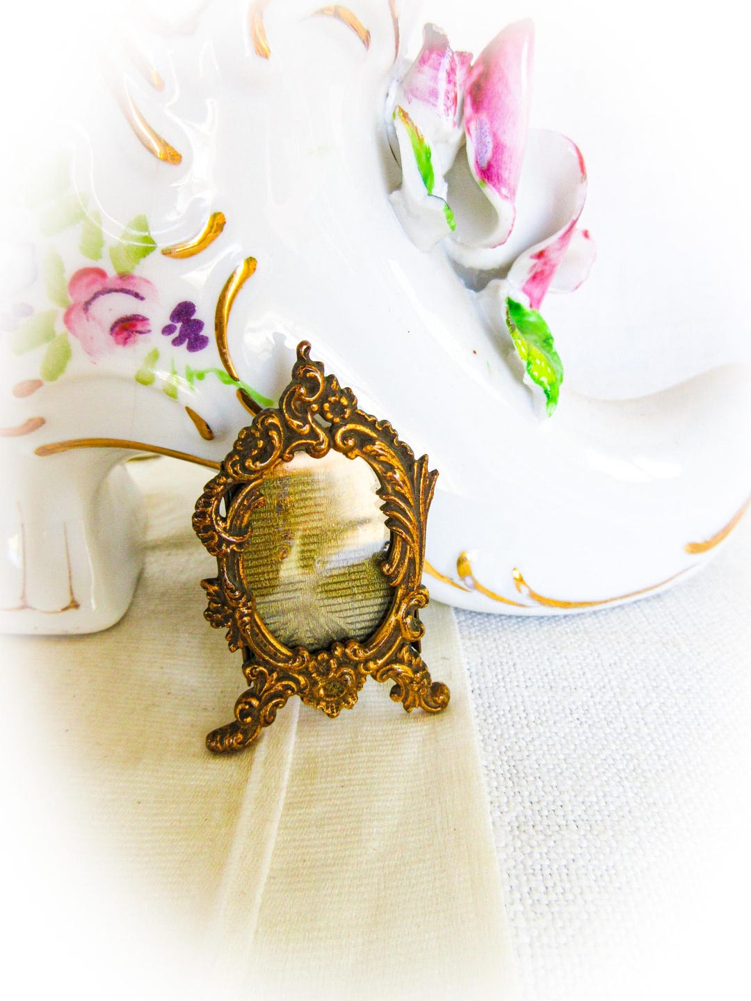Mini Frame, French Antique Frame, Rocaille, Rococo Style, France, Very ...