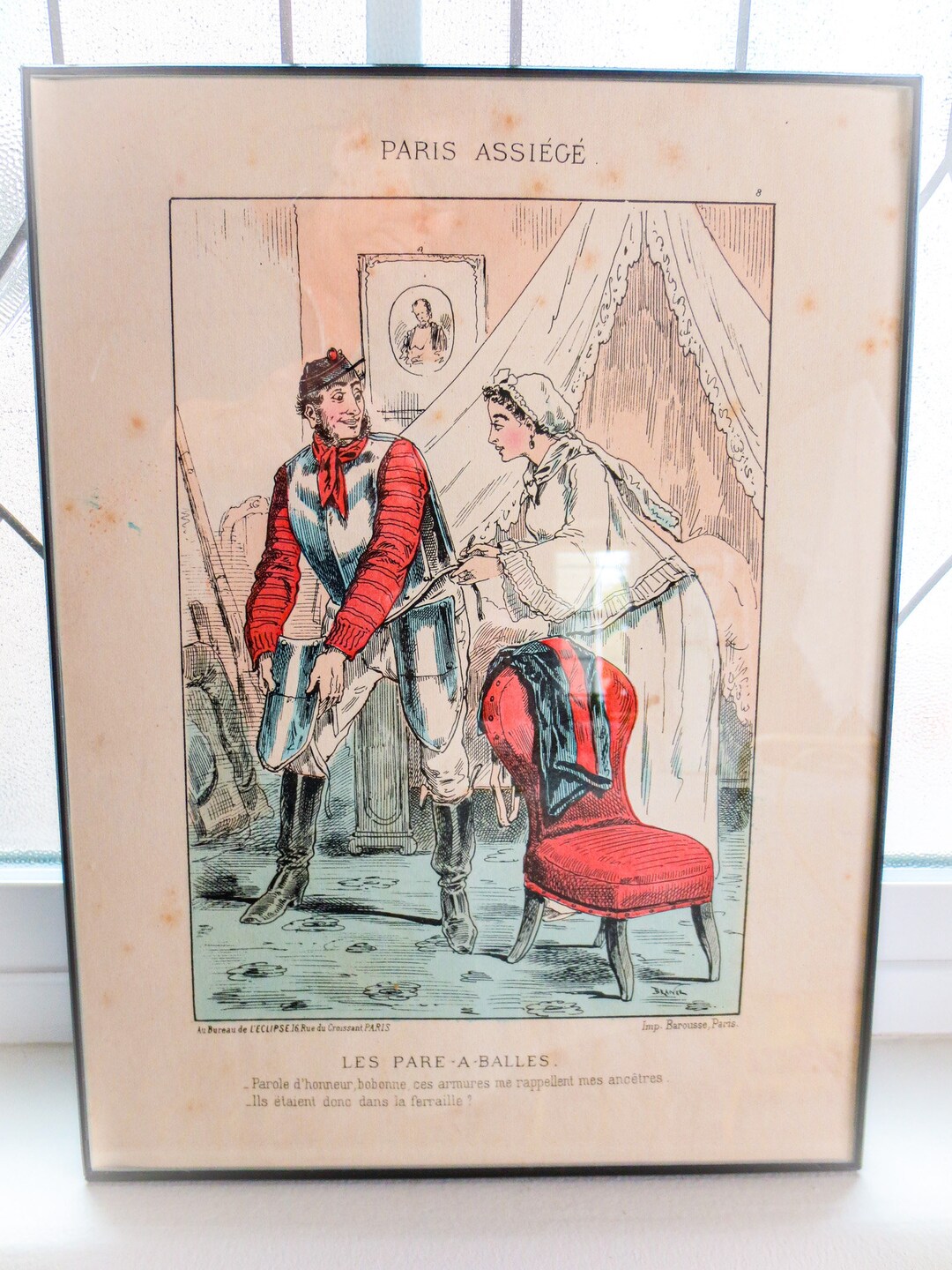 Franco Prussian War, French Caricature Artwork,1870s, Making Fun of ...