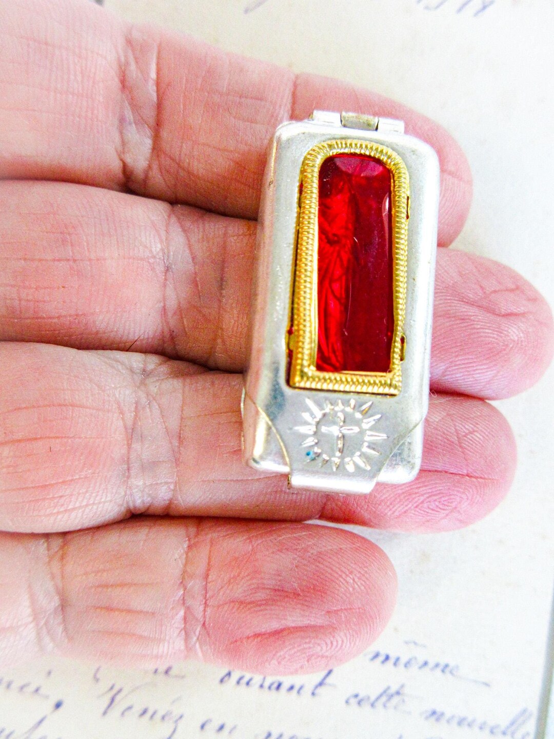 Pocket Saint, Saint Joseph - WWII Poilu Saint, Miniature Metal Capsule ...