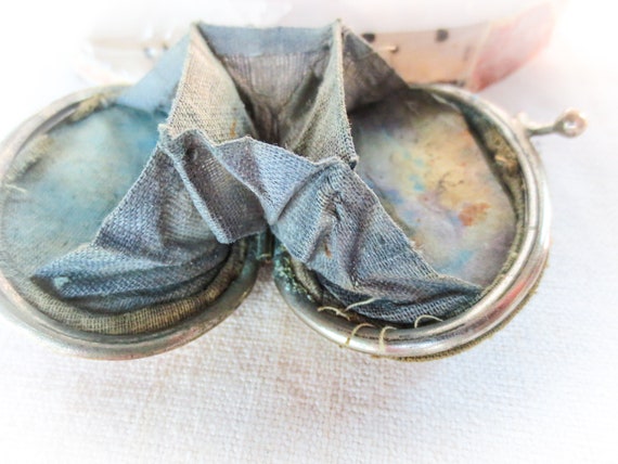 Biarritz French Antique Coin Purse, Souvenir of Biarr… - Gem