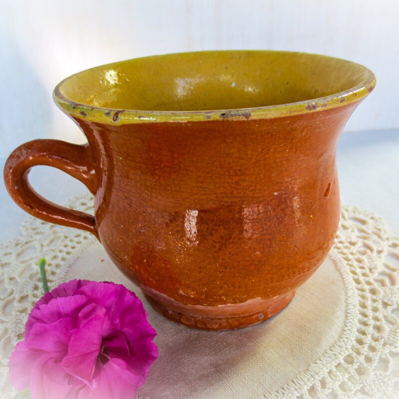 Yellow Ware Pitcher - Etsy