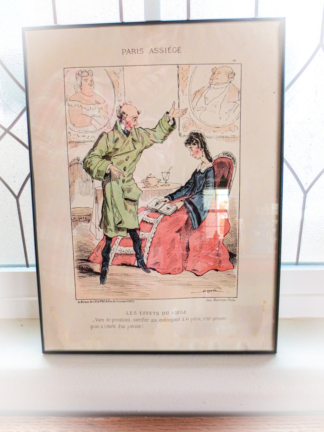 Franco Prussian War, French Caricature Artwork,1870s, Making Fun of ...