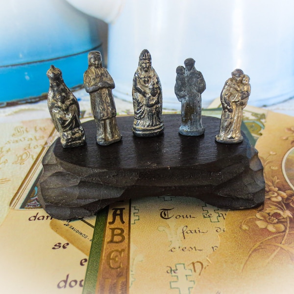 Mini Pocket Saint Statue Etsy