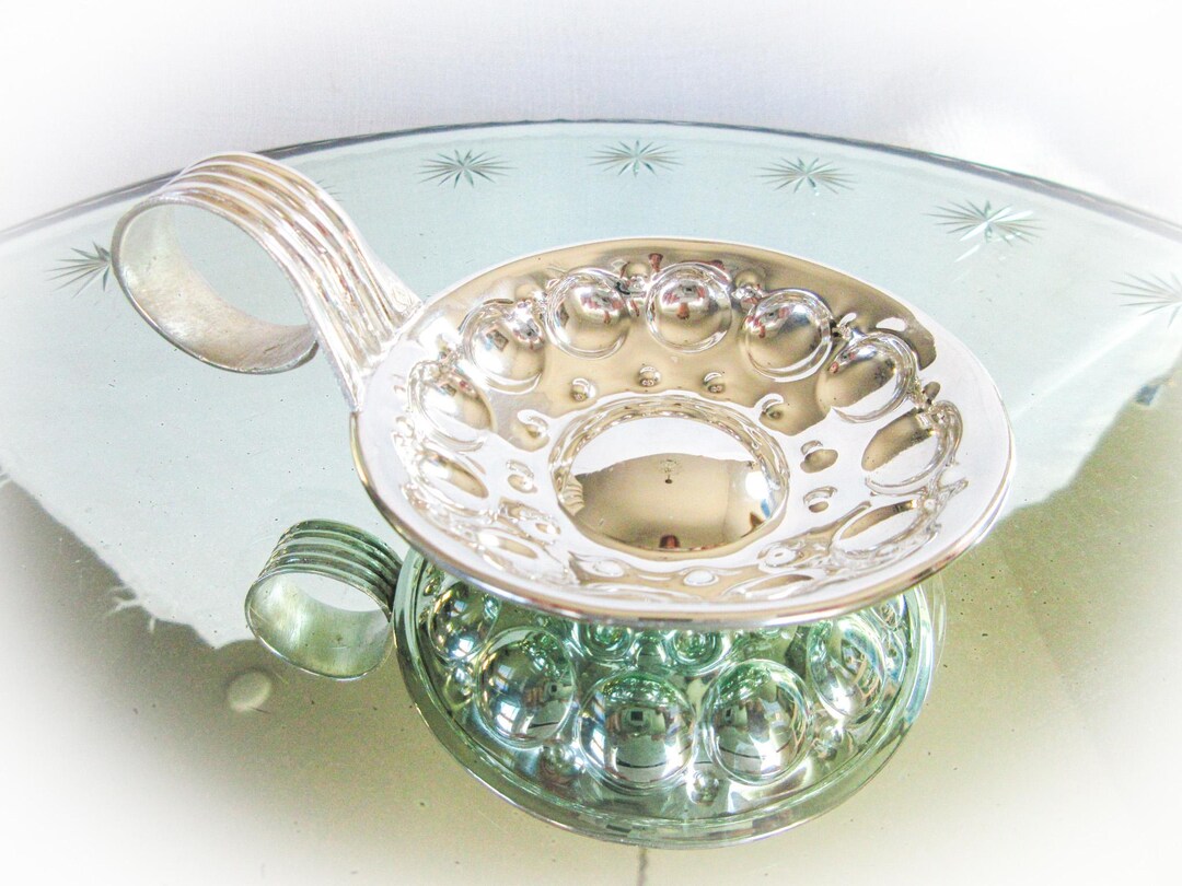 French Antique Tastevin, Sommelier Taster, Sterling Silver Tasting Cup ...