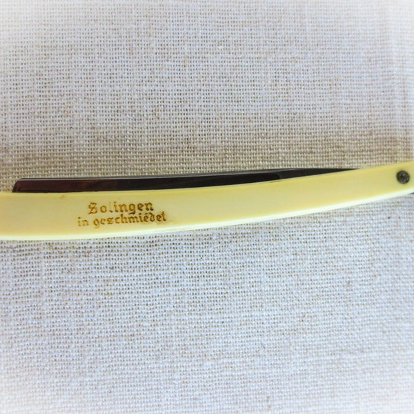 Antique German Straight Razor - Etsy