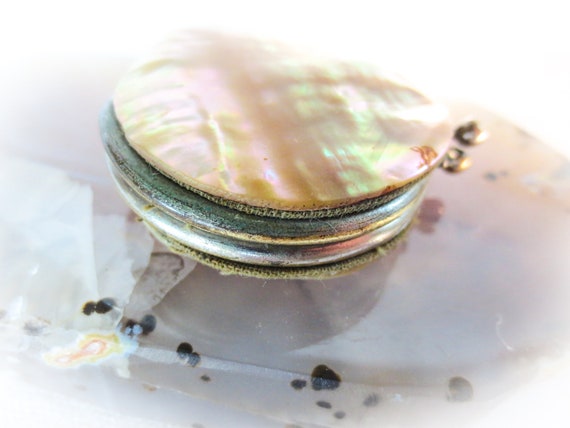 Biarritz French Antique Coin Purse, Souvenir of Biarr… - Gem