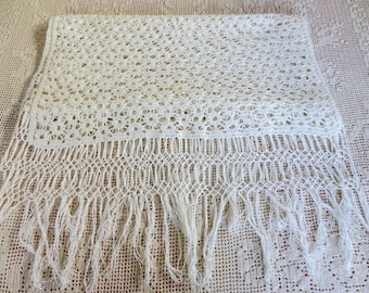 White Table Runner Fringe - Etsy
