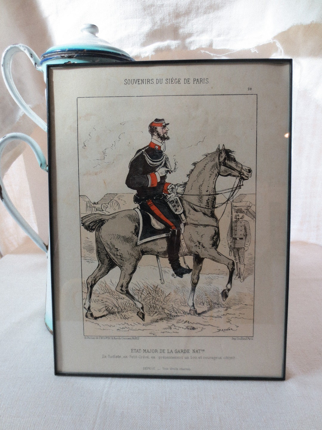 Franco Prussian War Cartoon, Propaganda Art, 1870s, Making Fun of ...