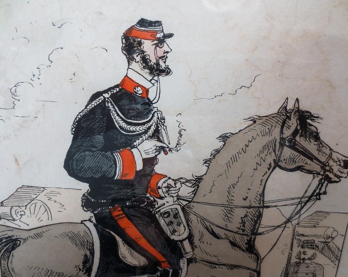 Franco Prussian War Cartoon: 1870s French Propaganda Art, Draner ...
