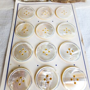 Antique Mother of Pearl Button Card: Depose, Made in France - Etsy