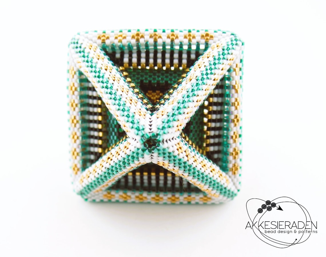 English Pattern for the Triangle Cube - Etsy