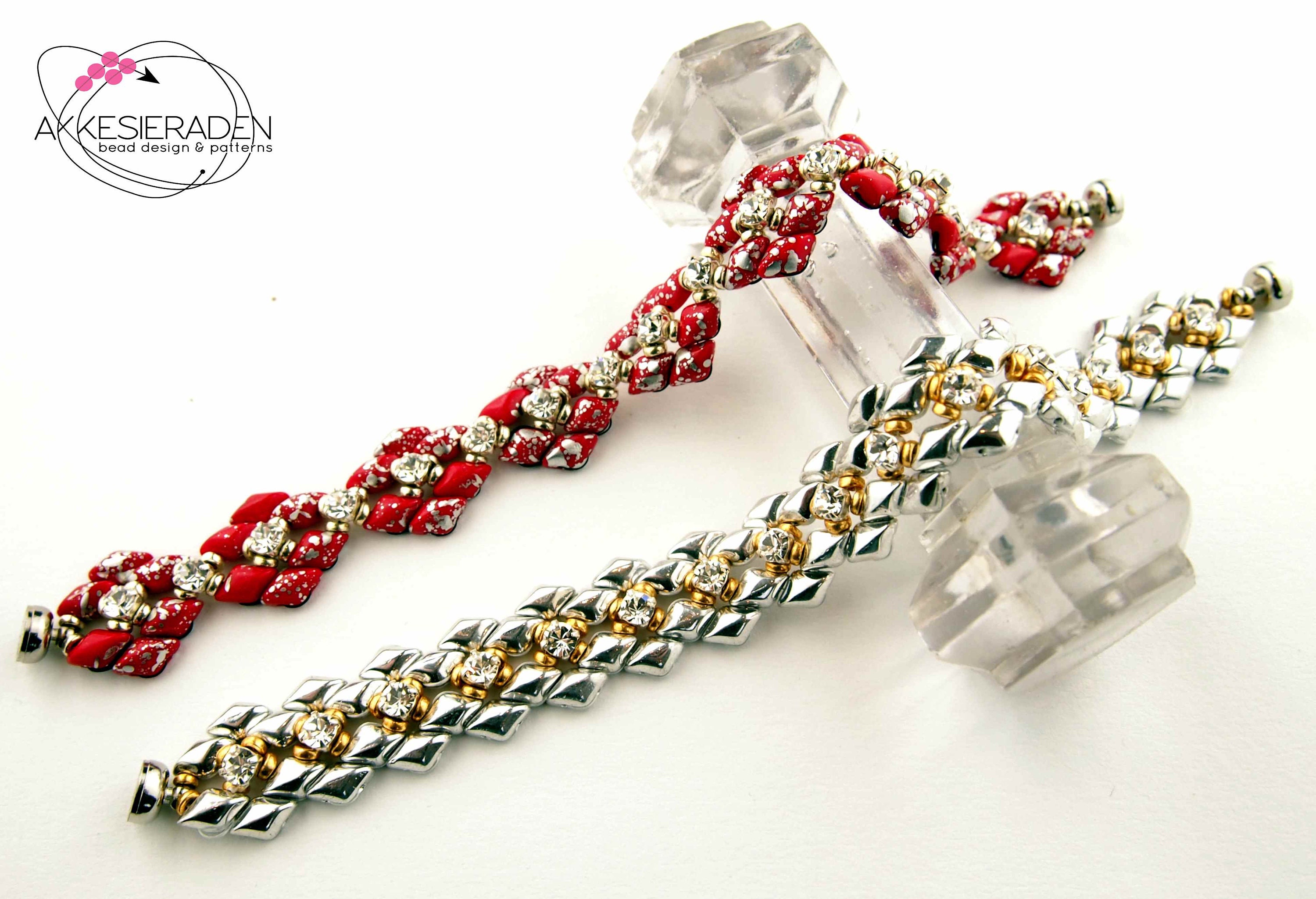 English Pattern for the Sweet Little Gem Bracelet - Etsy