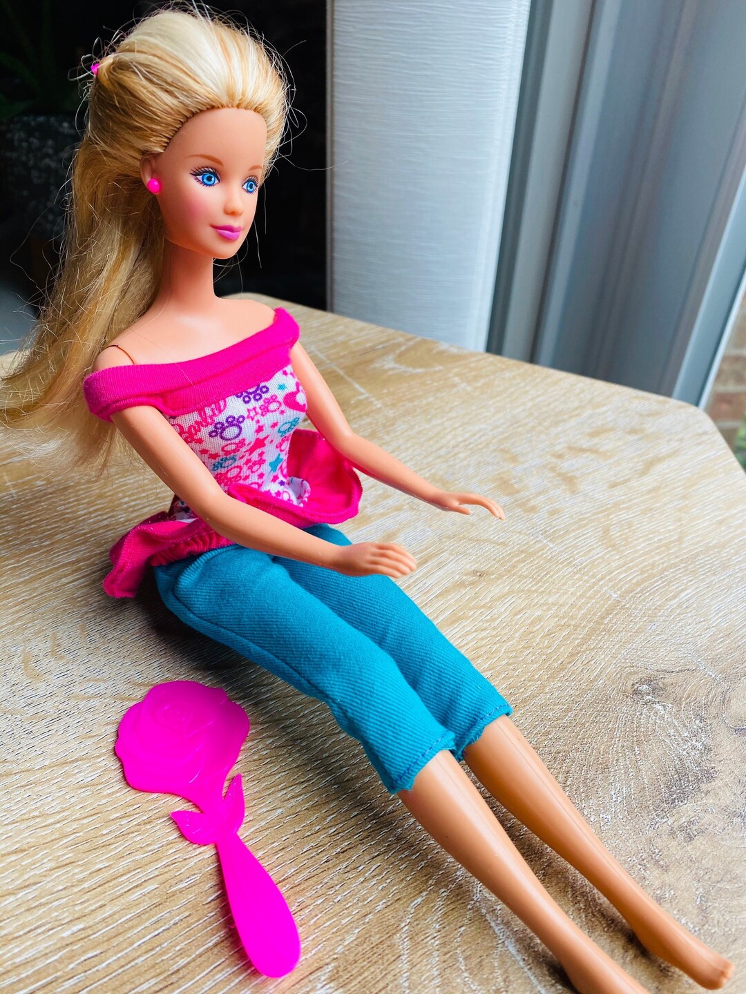 Barbie Doll Clothes: These Soft Cotton Barbie Pants Include a Logo Top ...