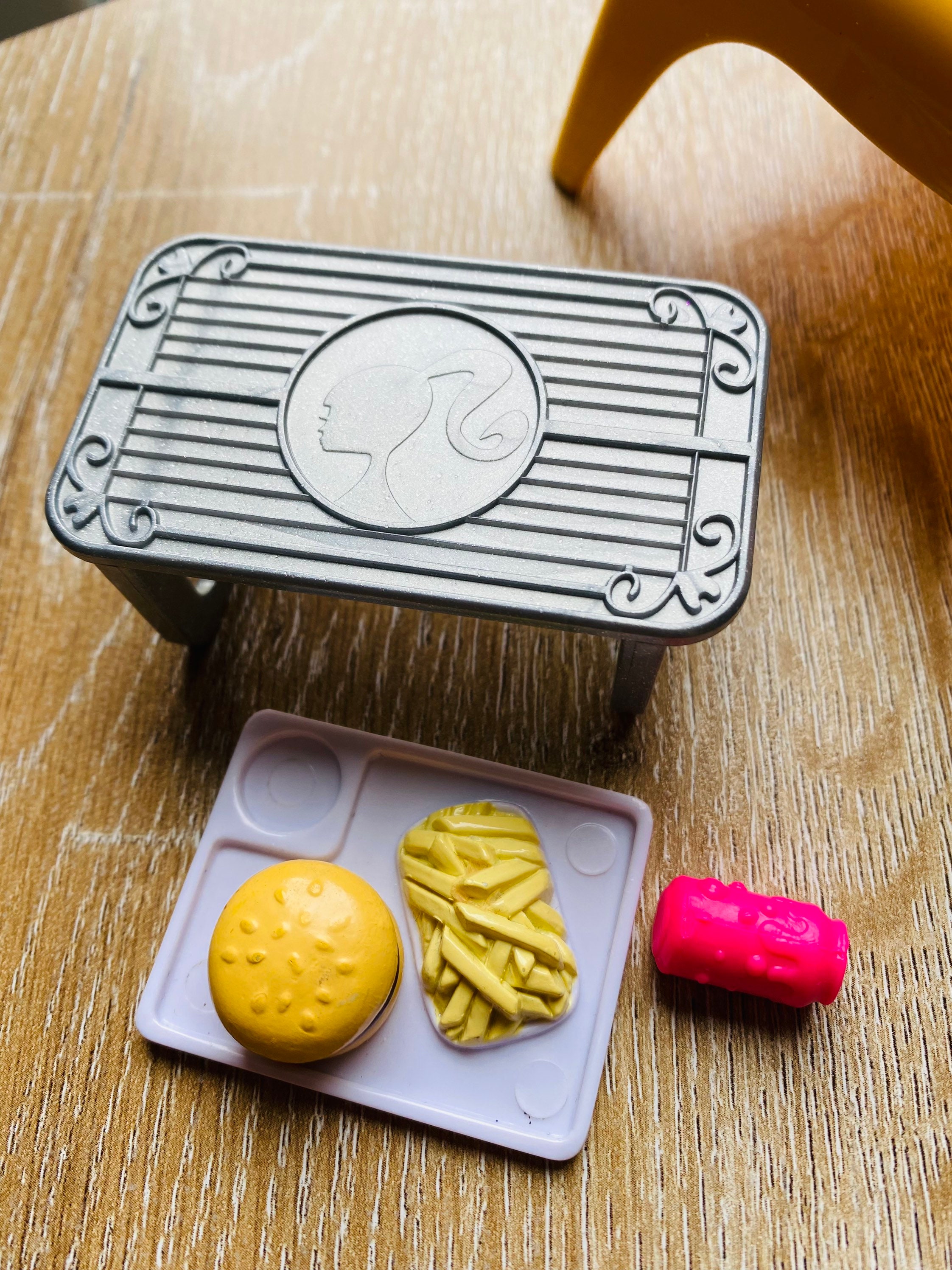 Barbie Doll Food Mini Lot, Barbie American Fave Food, Hamburger Fries ...