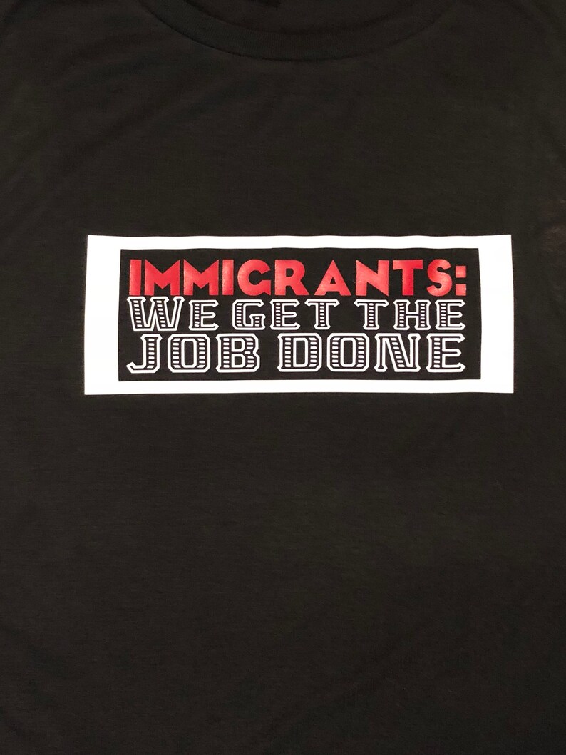 Immigrants: We Get the Job Done Muscle Tank Hamilton - Etsy