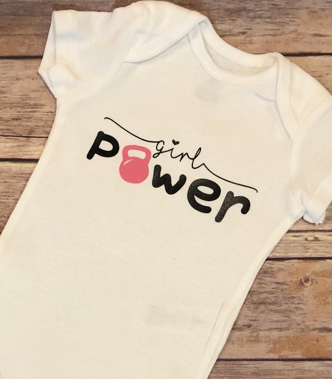 Girl Power Crossfit Kettlebell One Piece or Todddler T-shirt - Etsy