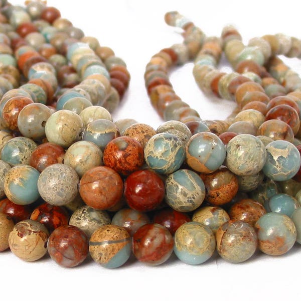 Blue Jasper Beads - Etsy