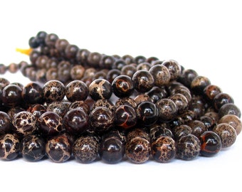 Natural Aqua Green AFRICAN Sea Sediment Jasper Smooth Round Sizes 4mm ...