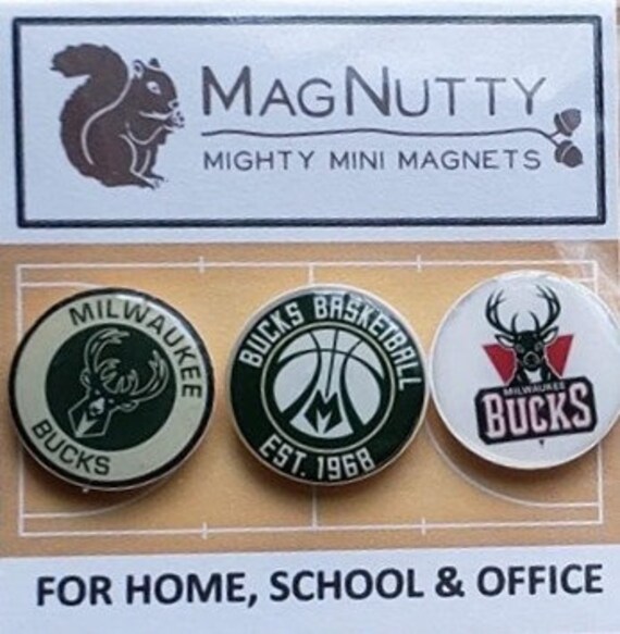 Milwaukee Bucks Super-strong Magnets - Etsy
