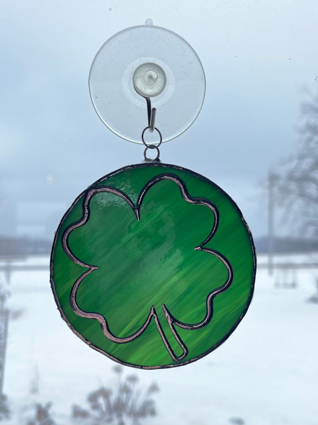 Four Leaf Clover Suncatcher Wall Hanging Ornament Home Decor - Etsy