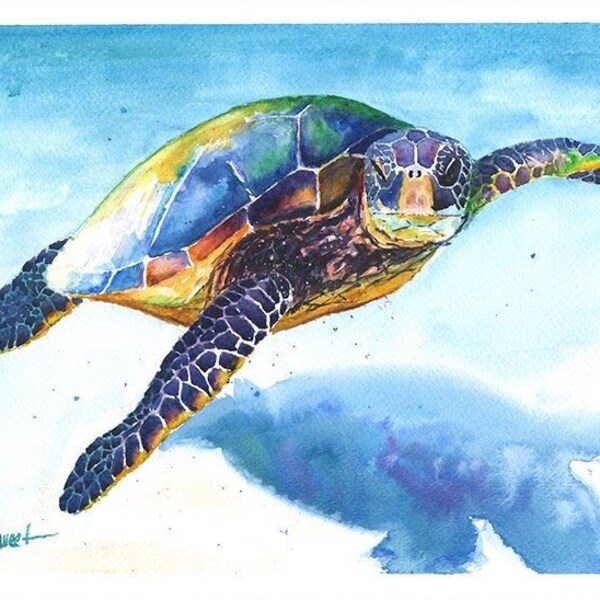 Green Sea Turtle - Etsy