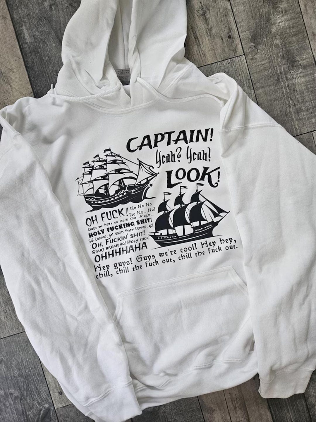 Captain Look Pirate Design, Available on Sweatshirt, T-shirt, Tote Bag ...