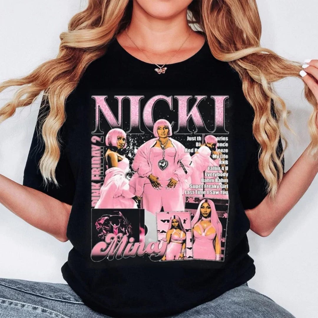 Retro Nicki Lewinsky Airbrush Style Shirt, Nicki Minaj T-shirt, Nicki ...