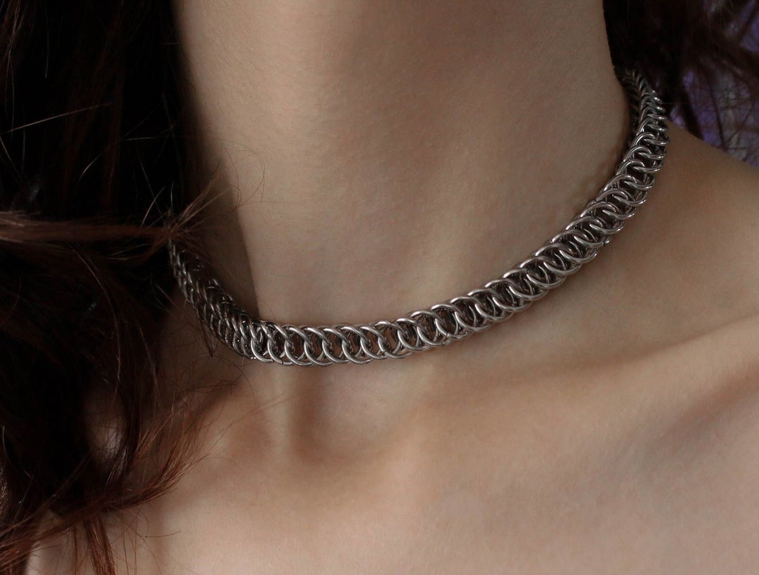 Collier / Choker kratos En Acier Inoxydable - Etsy