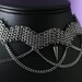 Collier / Choker anastasia Edgy En Acier Inoxydable - Etsy