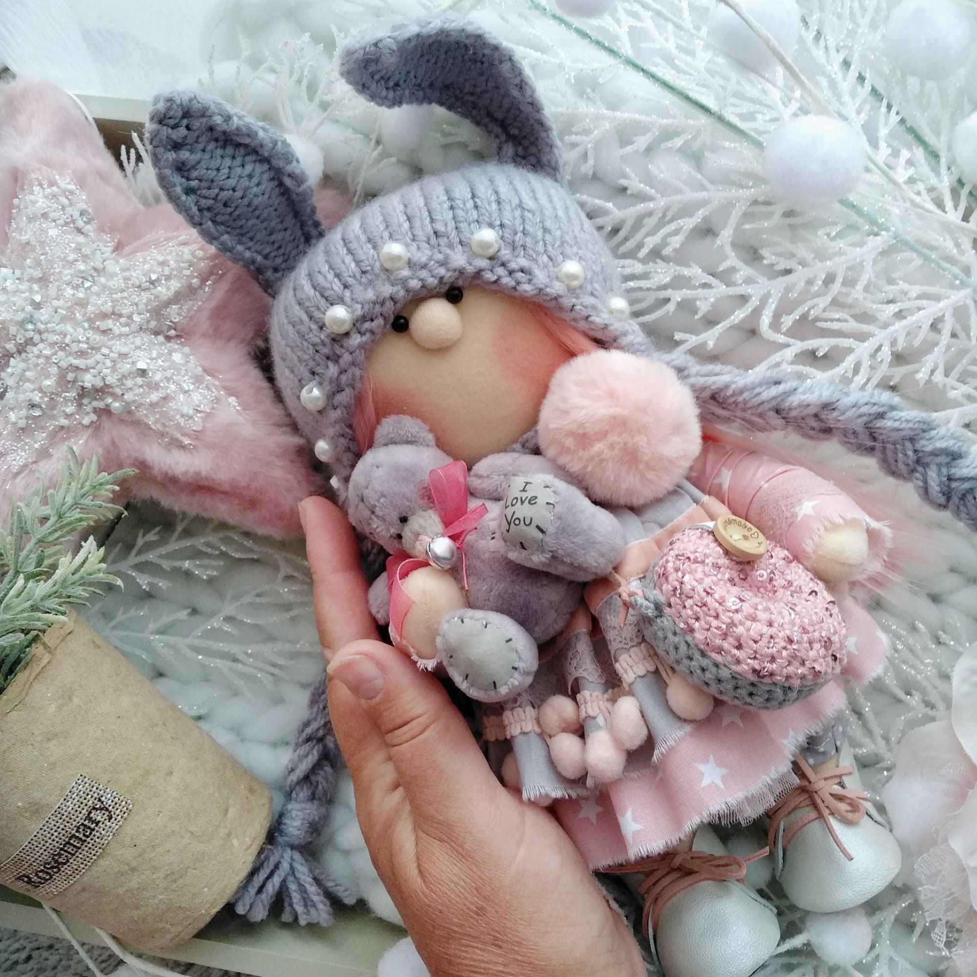 Tilda Handmade Interior Doll Textile Doll Collectible Fabric - Etsy