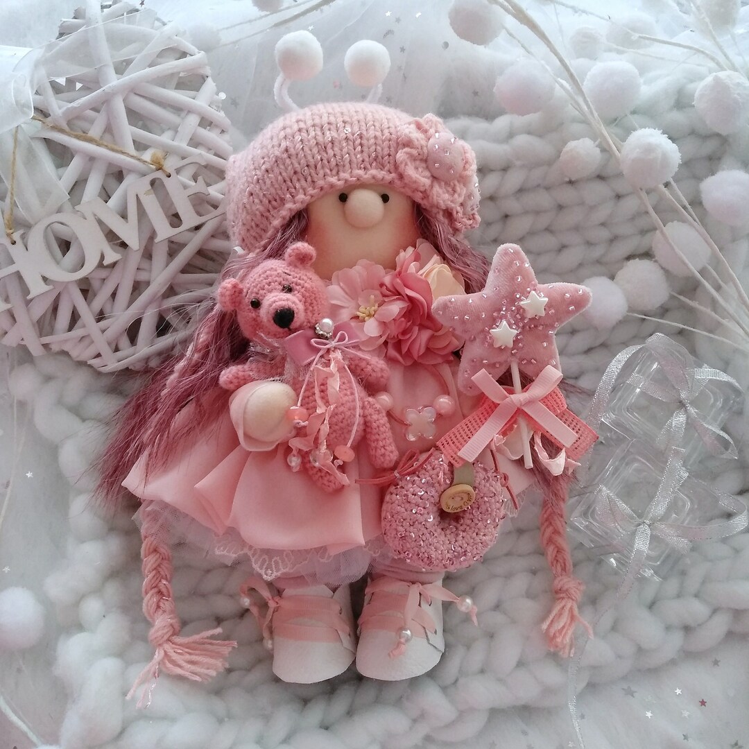Tilda Doll Handmade Textile Doll Tilda Interior Fabric Doll Butterfly ...