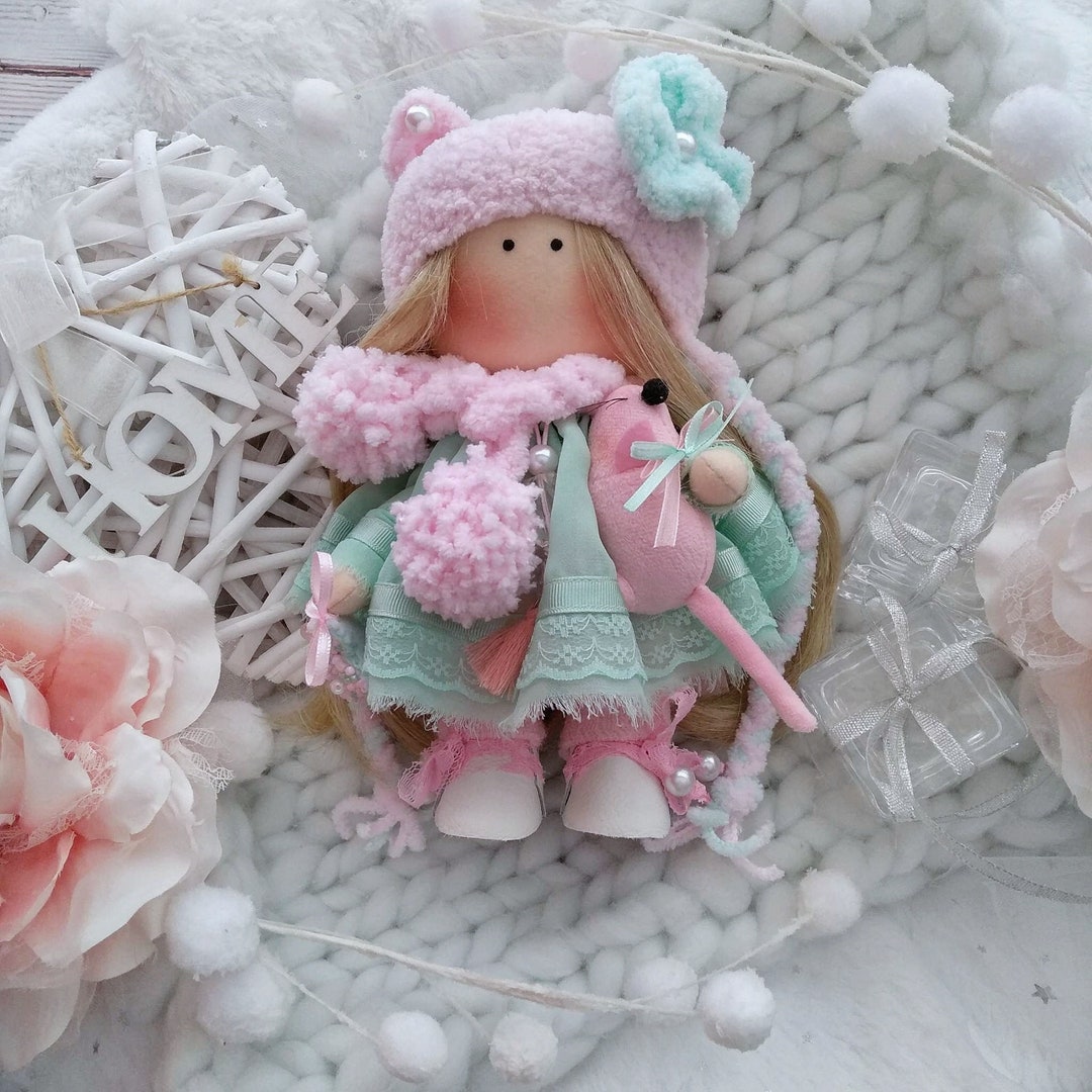 Textile Doll Tilda Handmade Fabric Doll Rag Doll Tilda Fabric Doll ...