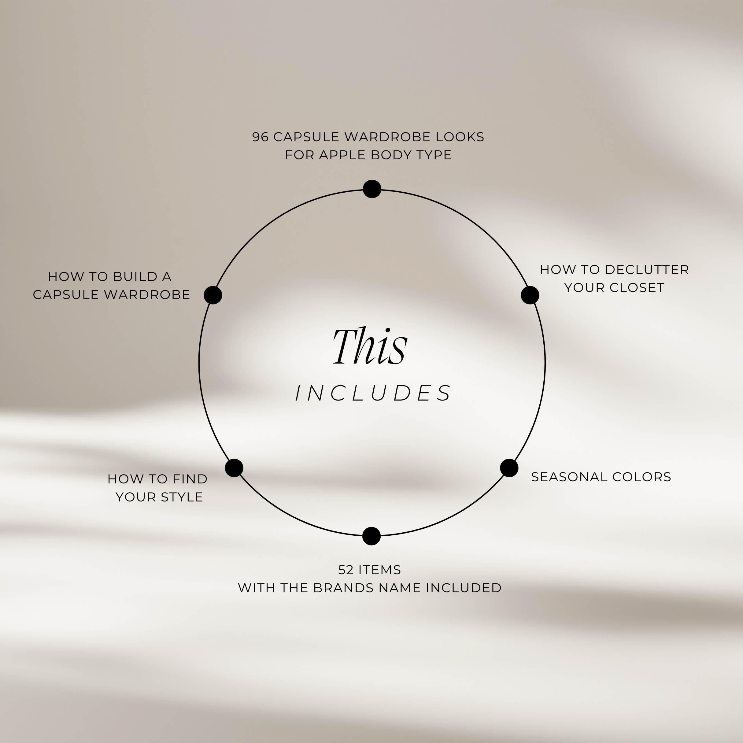 Capsule Wardrobe for Apple Shape Looks – 96 Outfit Guide for Round Body ...