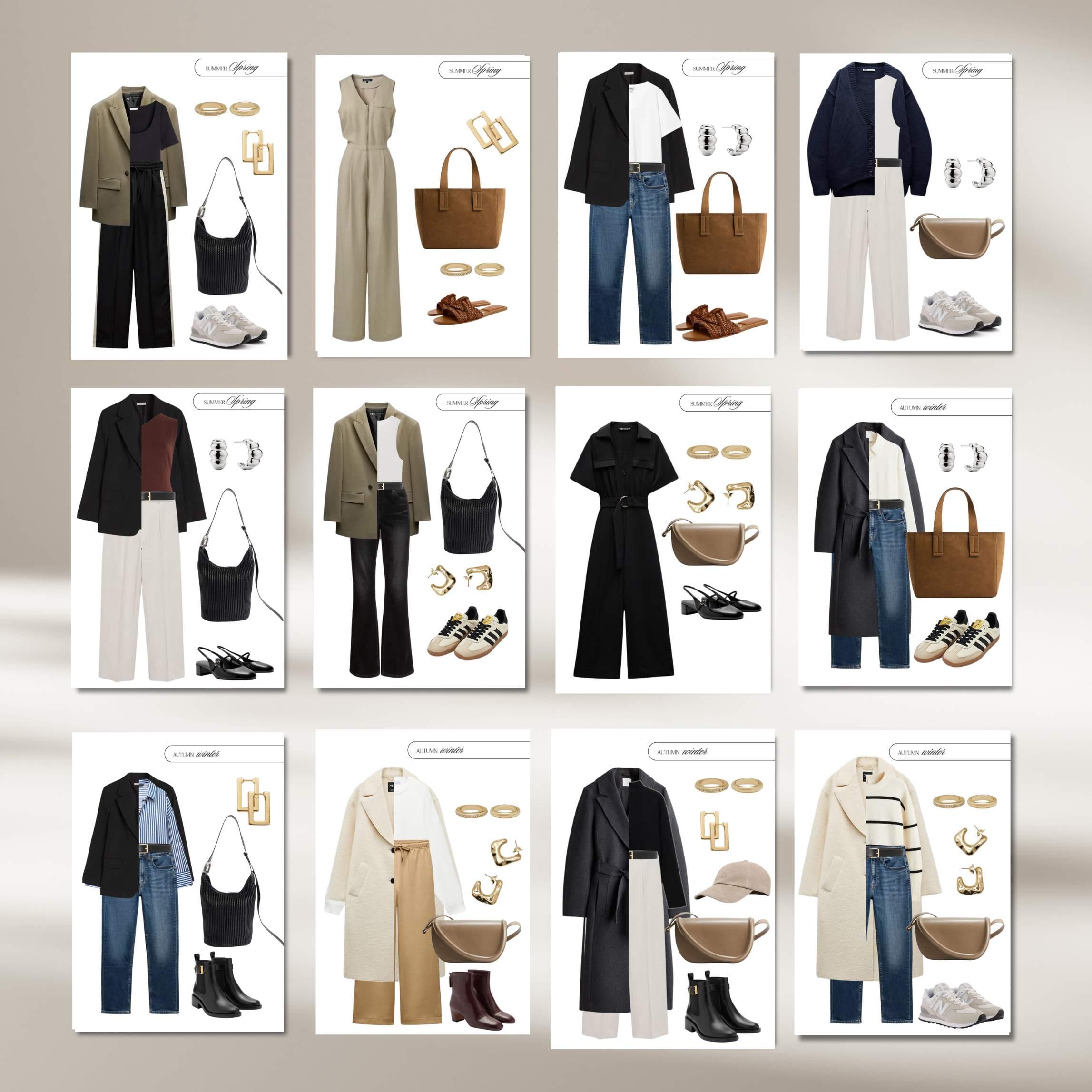 Capsule Wardrobe for Inverted Triangle Body Type W/ Long Legs | 87 ...