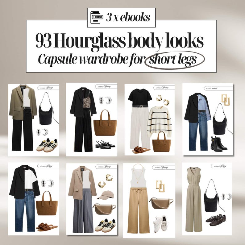 93 Capsule Wardrobe Looks for an Hourglass Body Shape With Short Legs ...