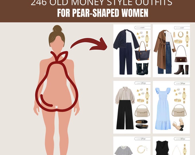 Capsule Wardrobe for Pear Shape | 87 Outfit Ideas | Body Type Guide ...
