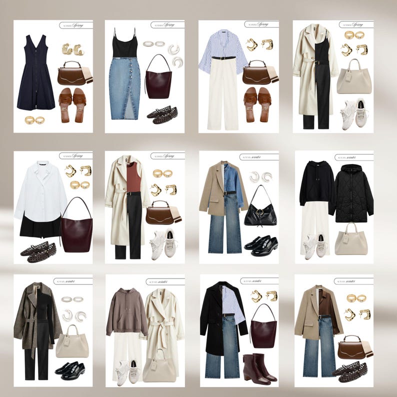 153 Capsule Wardrobe Hourglass Body Shape Outfits | All Year Minimalist ...