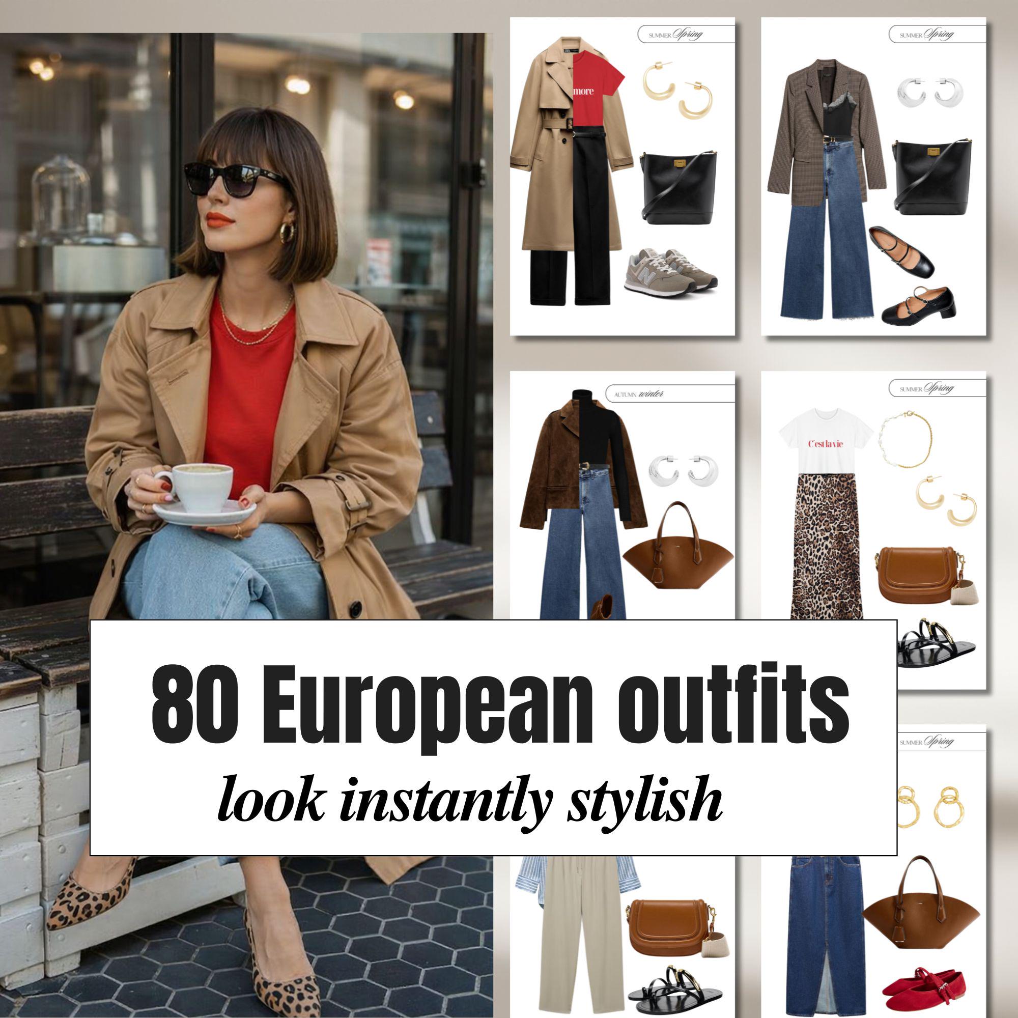 European Minimalist Capsule Wardrobe Ebook | 80 Effortless Year-round ...