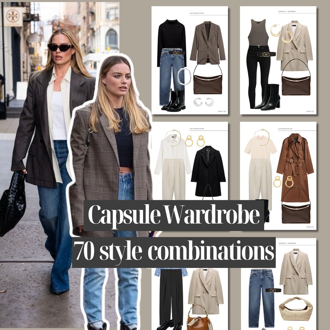 Chic Capsule Wardrobe Minimalist Wardrobe Capsule With 70 Outfits Ideas ...